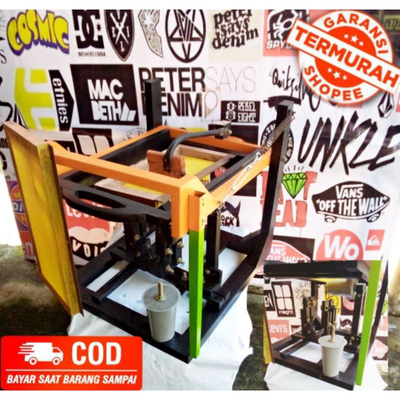 Jual Paket komplit Mesin sablon manual/mesin sablon cup/alat sablon cup ...