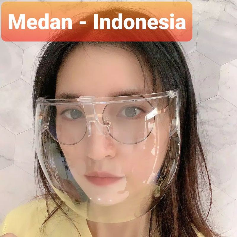 Jual Face shield akrilik MASK Face shield cembung Face shield sultan ...