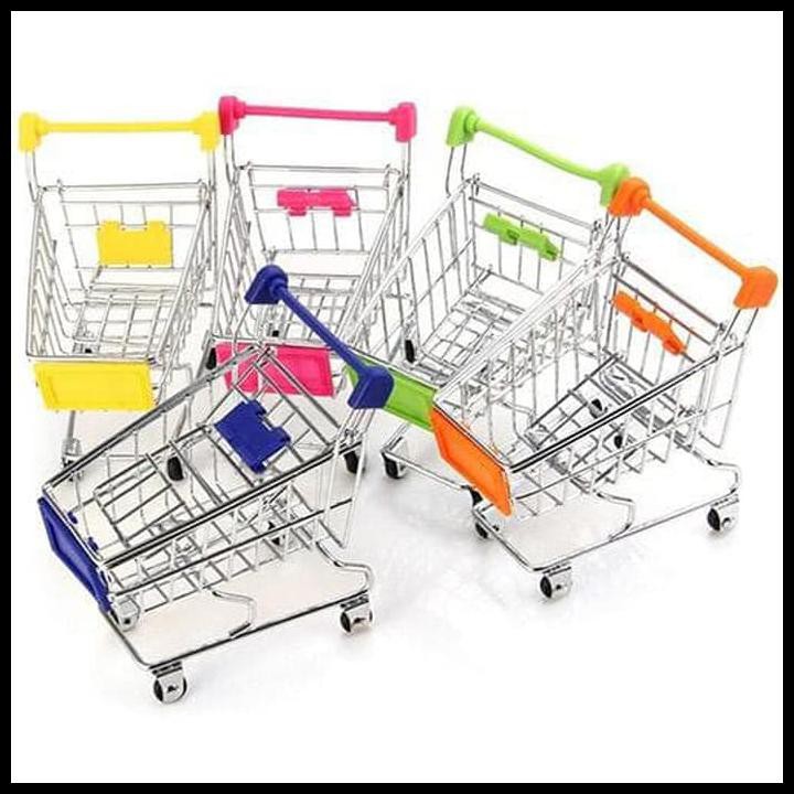 Jual MINI TROLLEY SHOPPING CART SUPERMARKET - KUNING | Shopee Indonesia