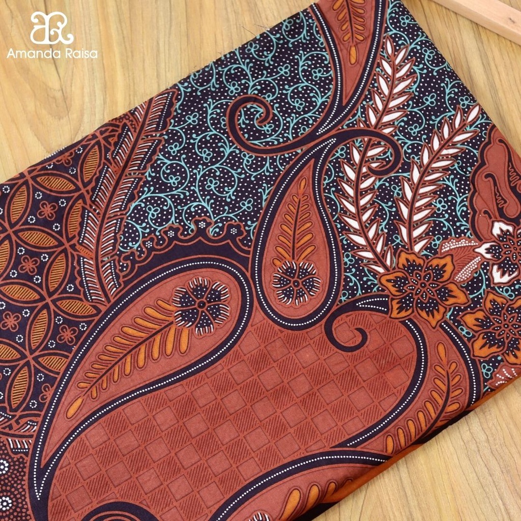 Jual Kain Batik Meteran Potongan Motif Kembang Godhong Ukel | Shopee ...