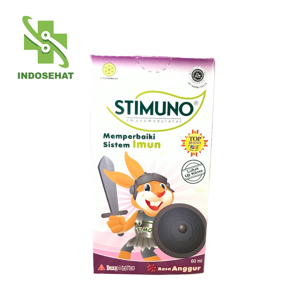 Jual Stimuno Sirup per botol 60ml (Jeruk Berry/Original/Anggur ...