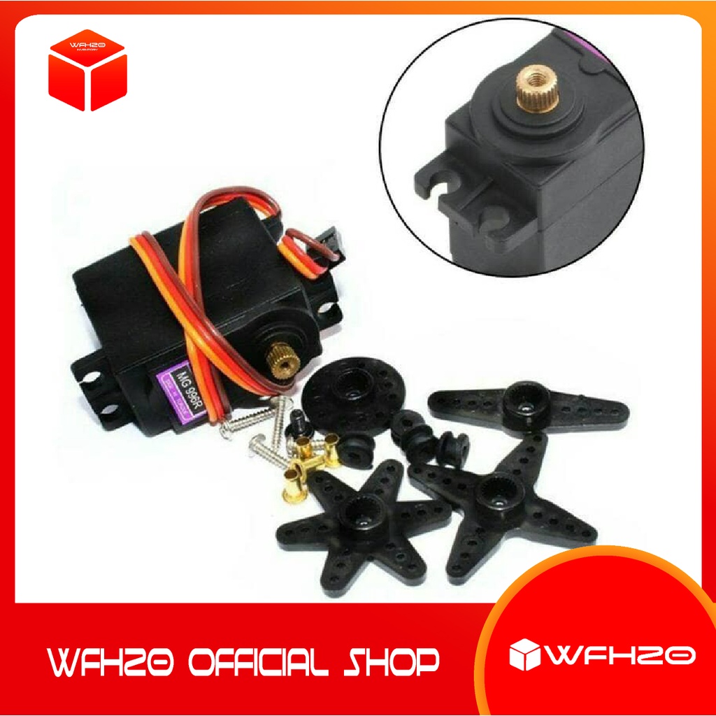 Jual MG996R Servo High Torque MG996 Digi Hi Tourque Metal Brass Gear MG ...