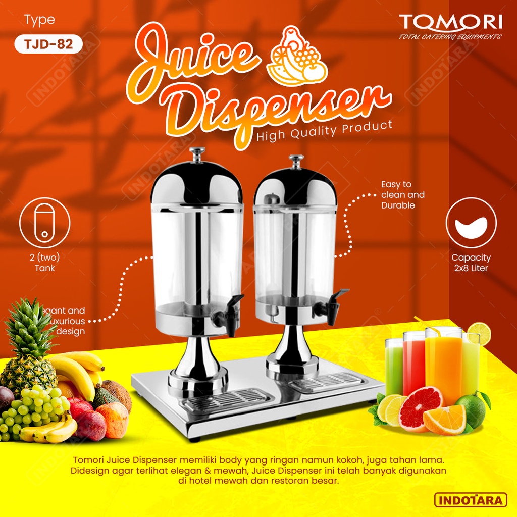 Jual Juice Dispenser / Jus Dispenser 16L Tomori - TJD82 | Shopee Indonesia