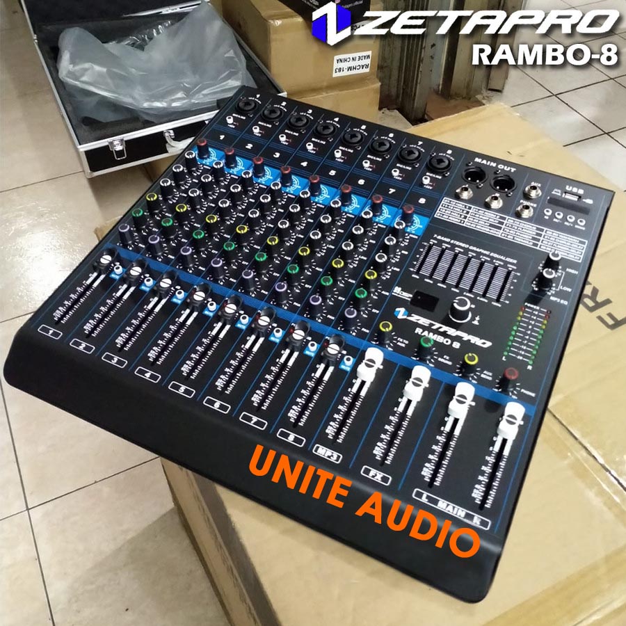 Jual MIXER ZETAPRO RAMBO 8 ZETAPRO RAMBO8 ZETAPRO RAMBO-8 GARANSI RESMI original | Shopee Indonesia