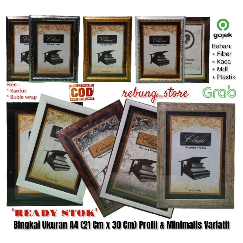 Jual Bingkai / Frame / Pigura Foto A4 / 10RP / 11R / Sertifikat (21 cm ...