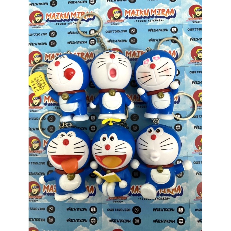 Jual Figure Keychain / Gantungan Kunci Anime Doraemon A series | Shopee ...