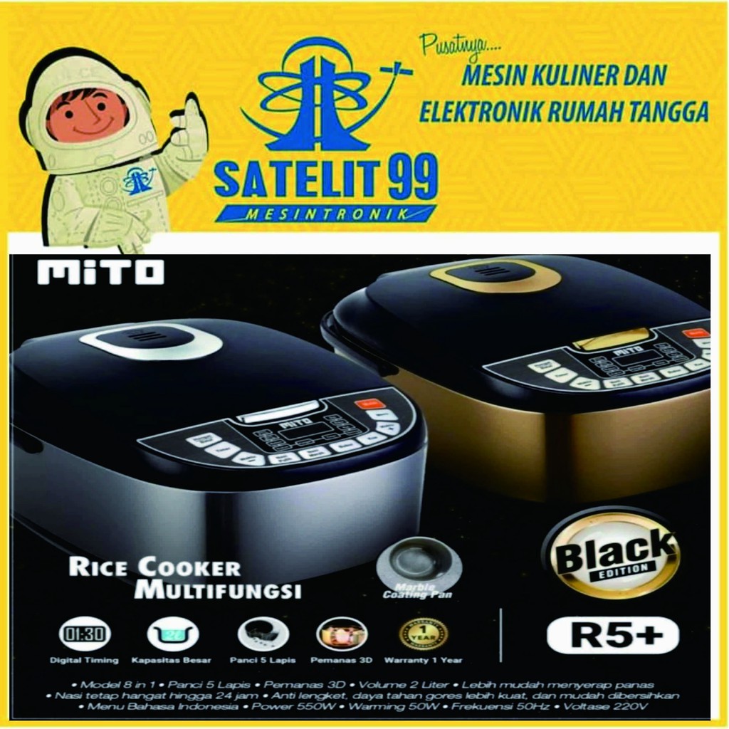 Jual RICE COOKER DIGITAL MITO TYPE R-5 PLUS | Shopee Indonesia