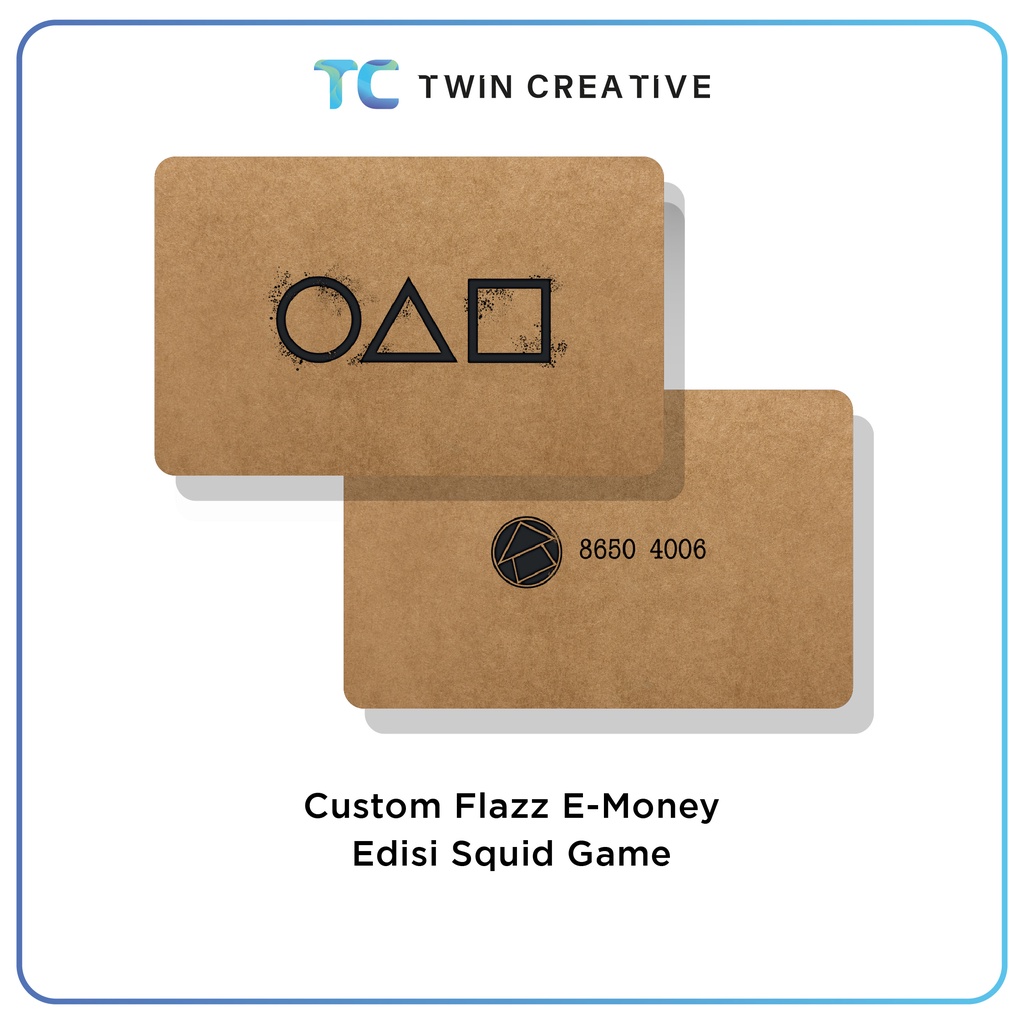 Jual Squid Game Custom Flazz E-Money Etoll BCA Mandiri | Shopee Indonesia