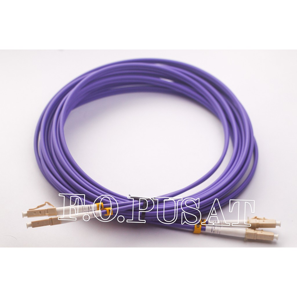 Jual Patchcord OM4 LC-LC Duplex MultiMode, 50/125um [5 Meter] | Shopee ...