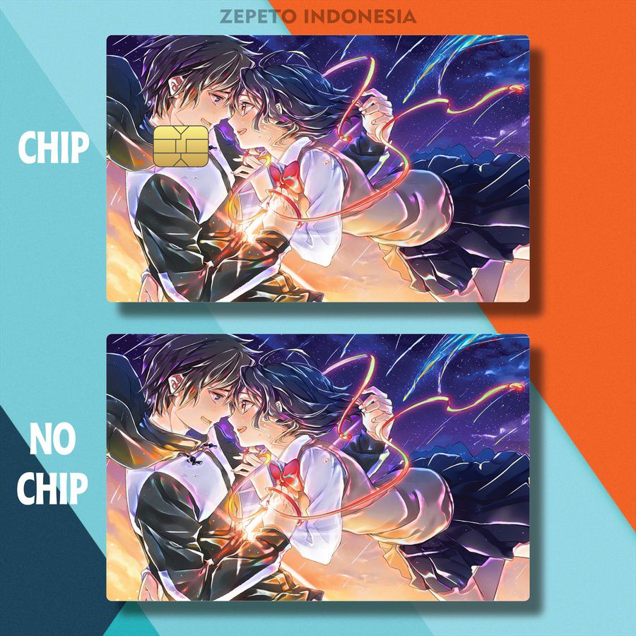 Jual STICKER ATM AESTHETIC ANIME MANGA KIMI NO NA WA HOLOGRAM Q6WKF ...
