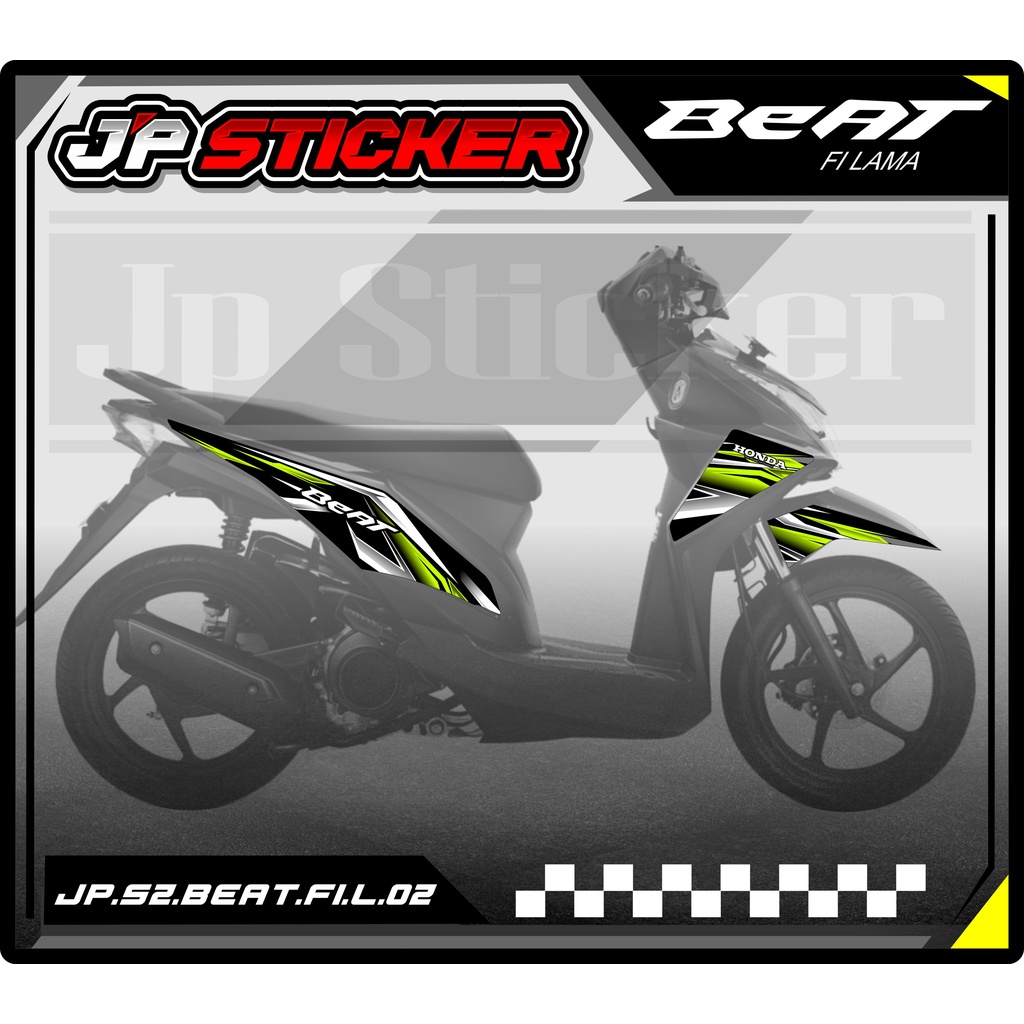 Jual Pabrik Stiker BEAT STICKER STRIPING BEAT FI - STIKER MOTOR HONDA ...