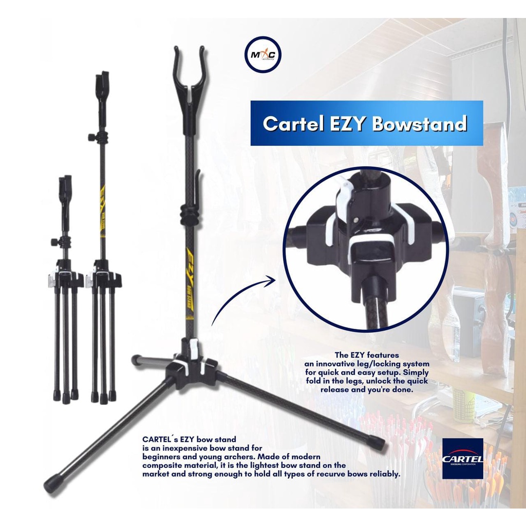 Jual Cartel Ezy Bowstand - Bow Stand Cagrak Busur Standar Panahan anak ...