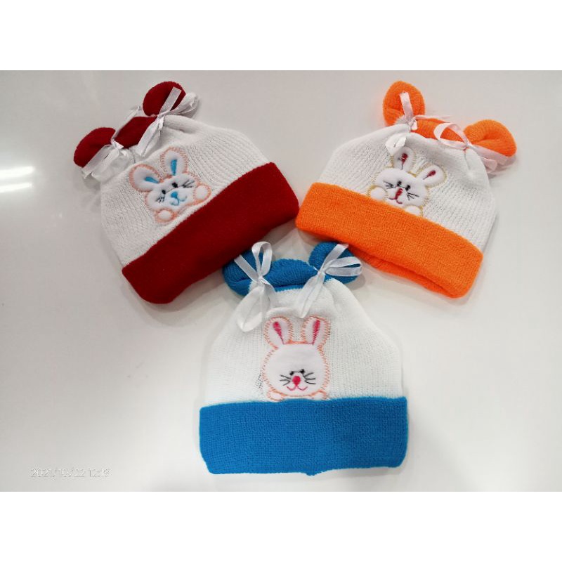 Jual Topi baby Rajut katun (3pcs) | Shopee Indonesia