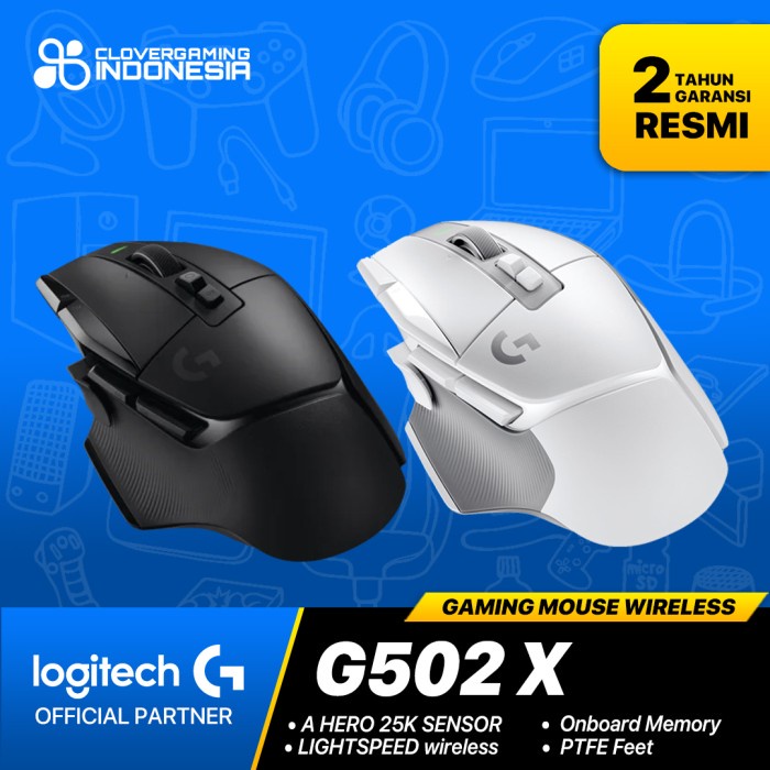 Jual Logitech G502 X Lightspeed - G502X Lightspeed Wireless Gaming Mouse | Shopee Indonesia