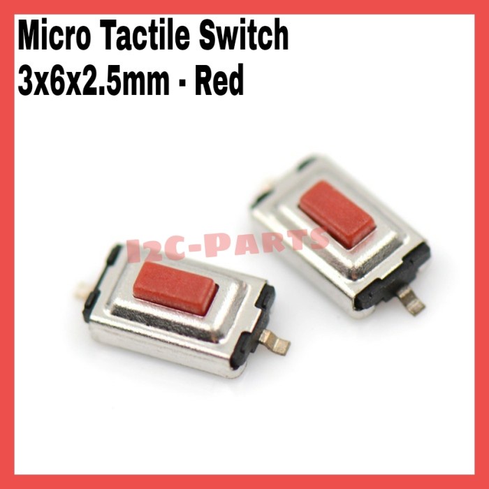 Jual Micro Tactile Switch 3x6x2.5mm Skalar Kecil ON OFF 3x6x2.5 Tact ...