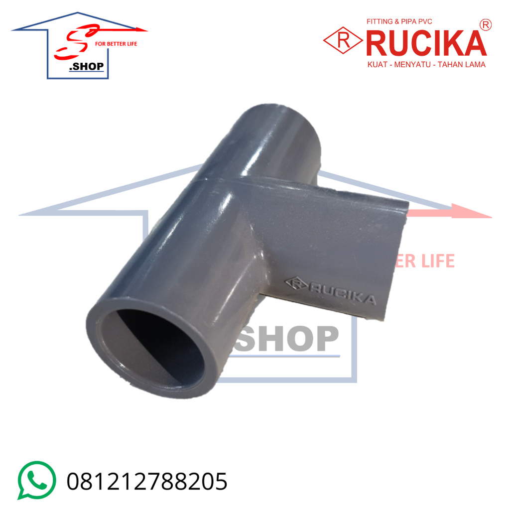 Jual Fitting Pipa PVC Tee T AW 5" 5 Inch Rucika | Shopee Indonesia