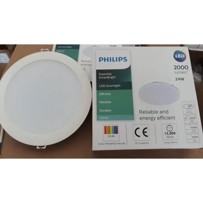 Jual PERTUKANGAN PERLENGKAPAN LISTRIK DOWNLIGHT LED PANEL PHILIPS DN020 ...