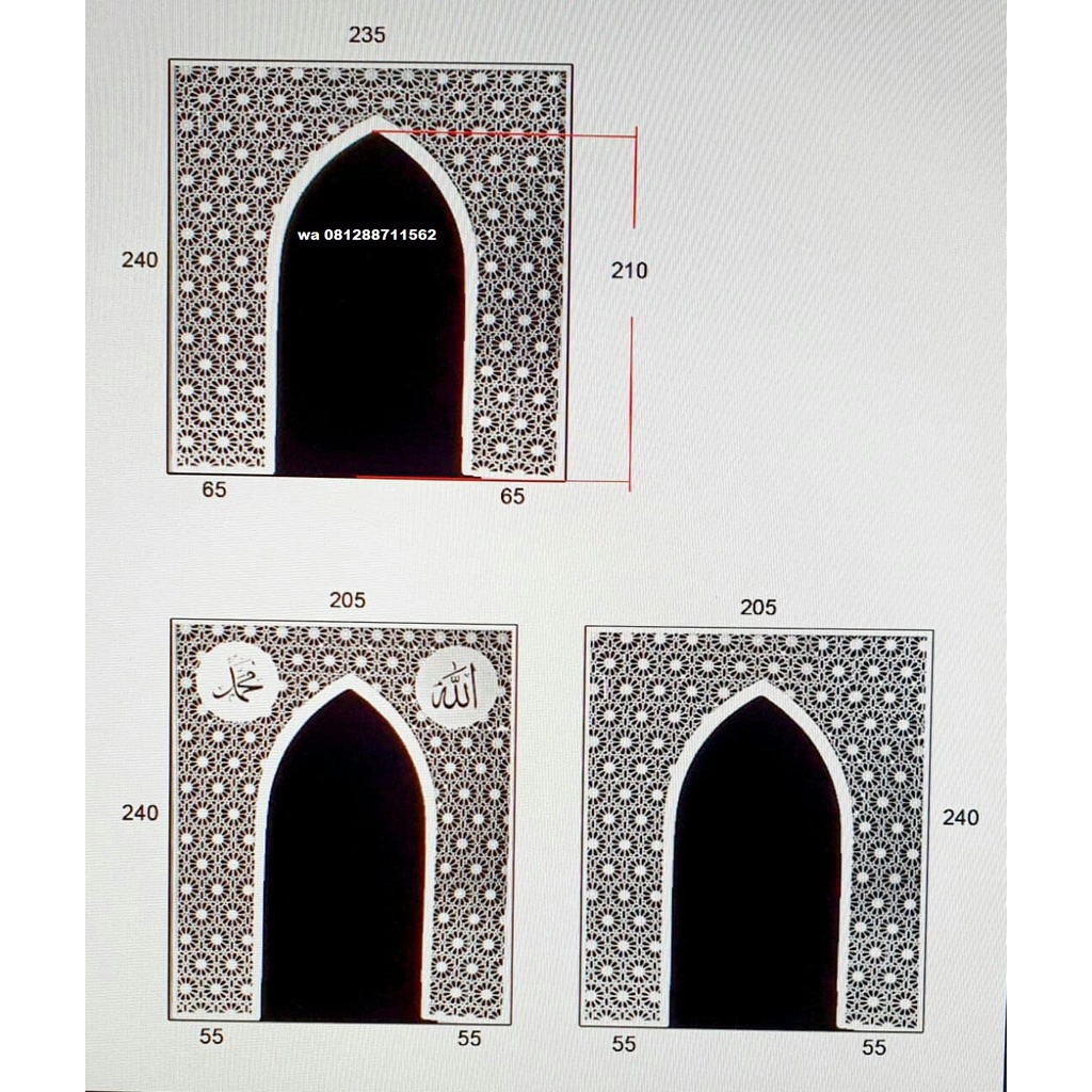 Jual WA O8I8O7O632I4 GRC Krawangan Mihrab Masjid WA O8I8O7O632I4 ...