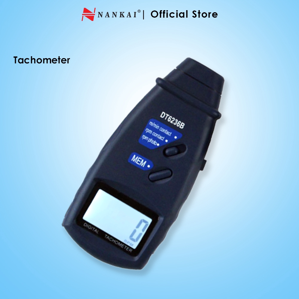 Jual Tachometer / Alat Ukur Putaran Rotasi Digital Nankai | Shopee ...