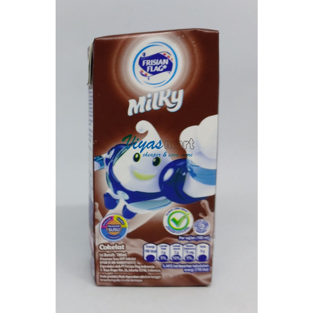 Jual Frisian Flag / Susu Bendera Cair UHT / Susu Kotak 180ml | Shopee ...