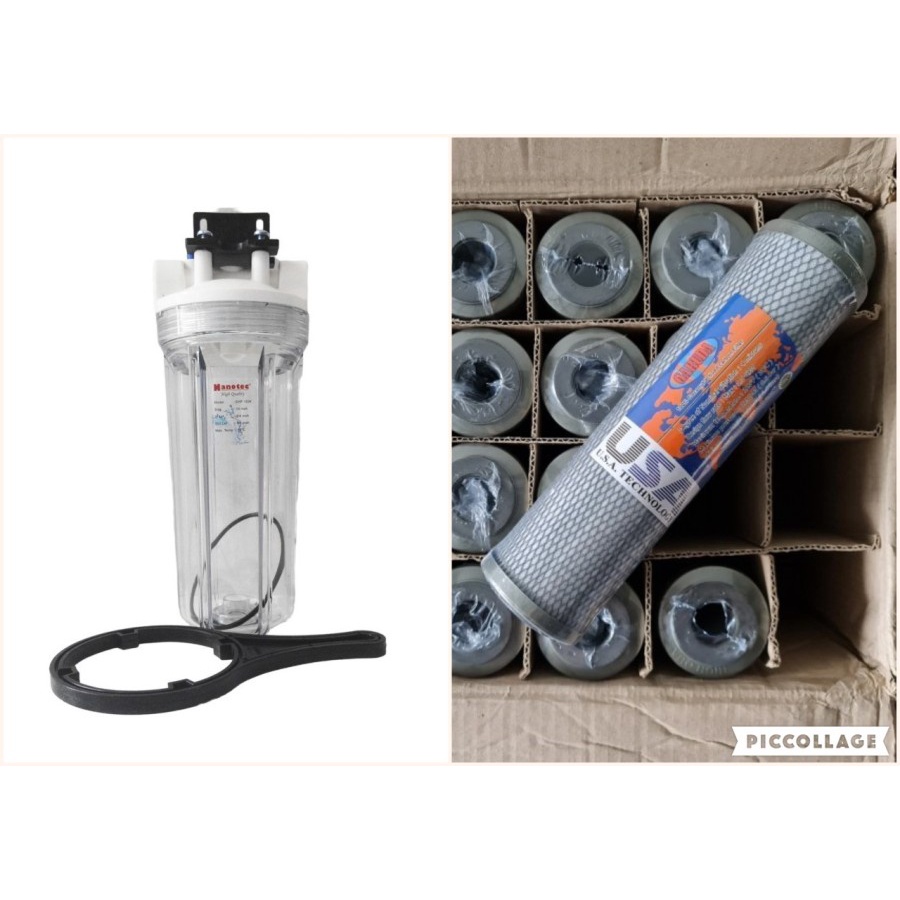 Jual Paket Filter Air sumur/tandon/toren 10" - CTO - 1/2 INCH | Shopee ...