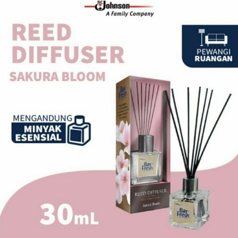 Jual Bay Fresh Reed Diffuser Pengharum Ruangan Oil Sakura Blossom 30 Ml ...