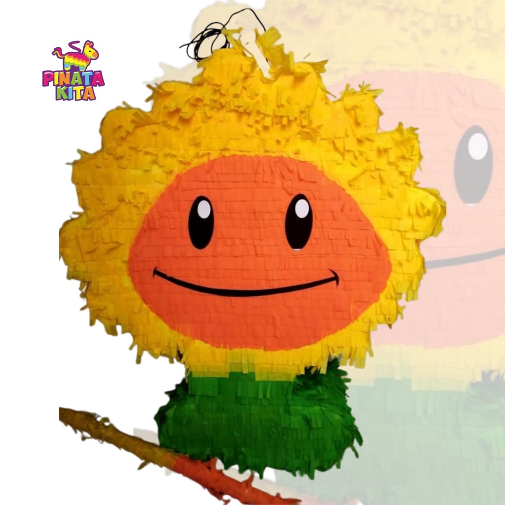 Jual pinata PLANT VS ZOMBIE / pinata sunflower / pinata bunga / pinata ...