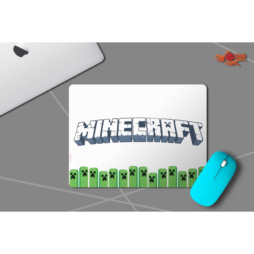 Jual MOUSEPAD 23 X 31 CM TEMA GAME MINECRAFT | Shopee Indonesia