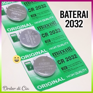Jual Baterai Jam Tangan 2032 Batre Kancing Koin Bulat Battery Lithium ...