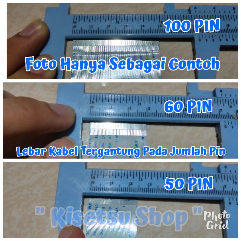 Jual KABEL FLEKSIBEL 2 ARAH 50 40 30 20 10 PIN HALUS 4CM / KABEL ...