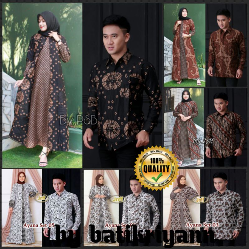Jual BATIK COUPLE KELUARGA TERBARU | BATIK KELUARGA MODERN | BATIK ...