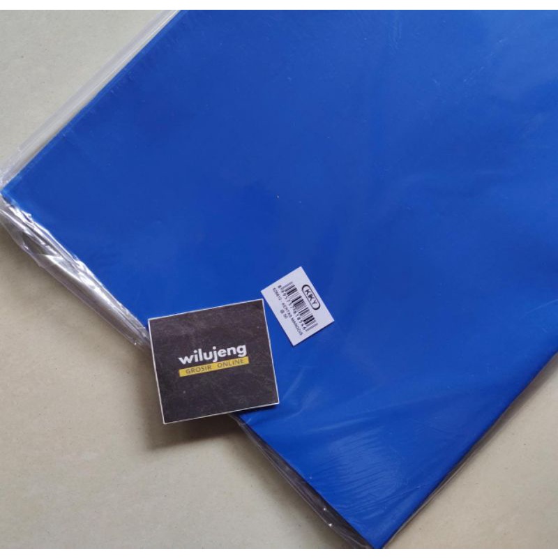 Jual [Packing Lipat] Kertas Manggis Kiky Biru Polos Glossy Kado (pcs ...