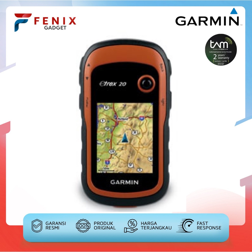 Jual Garmin eTrex 20x Original - Garansi Resmi TAM 2 Tahun | Shopee ...