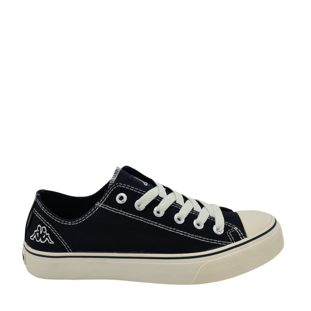 Jual Kappa Sepatu Sneakers Low Cut Rigel - Black/Off White | Shopee ...