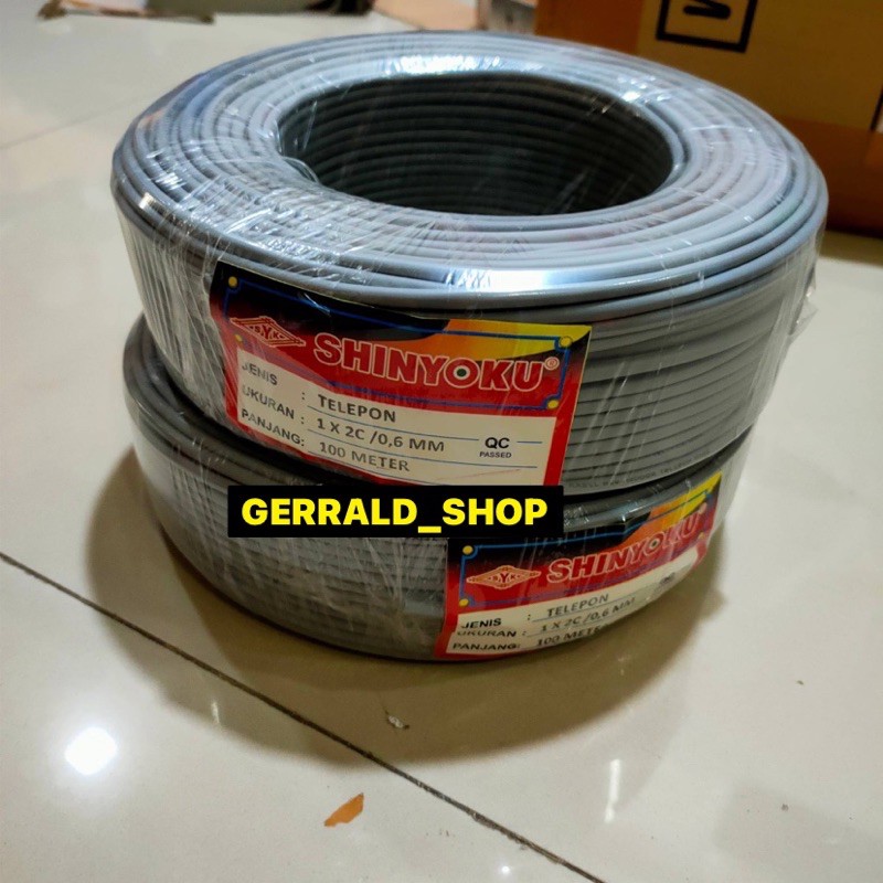 Jual KABEL TWEETER WALET SHINYOKU 2C TELEPON 100 METER | Shopee Indonesia