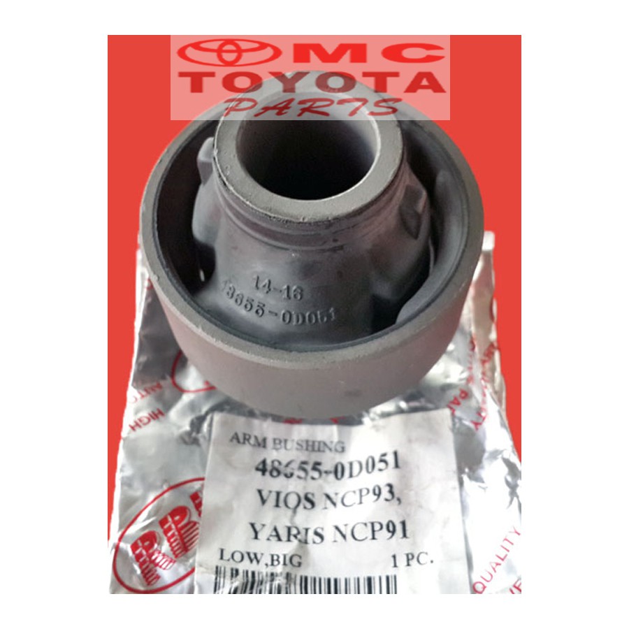 Jual Bush Bushing Lower Arm Depan Yaris Vios 48655-0D051-RBI | Shopee ...