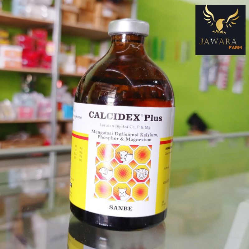 Jual Calcidex Plus 100 ml Penambah Kalsium Sapi kambing | Shopee Indonesia