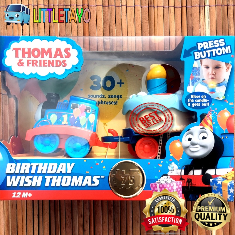 Jual Thomas & Friends Birthday Wish Thomas Musical Push Along Original ...
