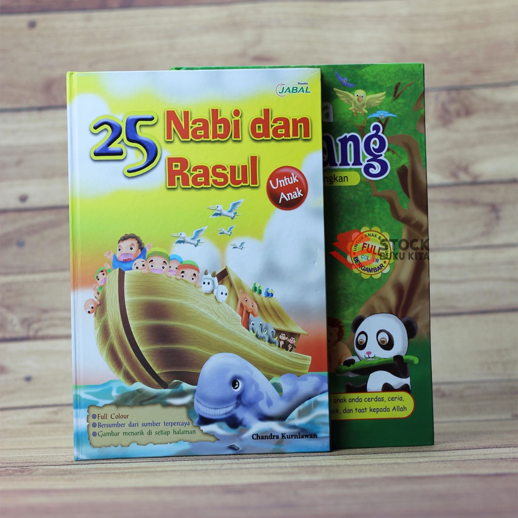 Jual Buku Cerita 25 Nabi Untuk Anak Dan Cerita Binatang Full Color Buku Paket Anak Murah ...