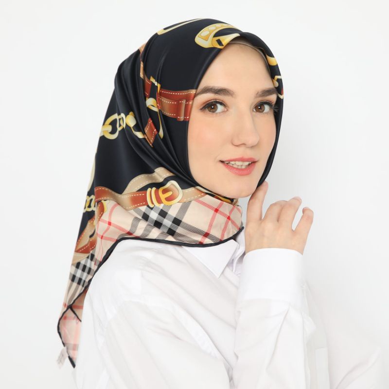 Jual Jilbab Turki Original Hijab Pesta Jumbo 110 cm | Shopee Indonesia
