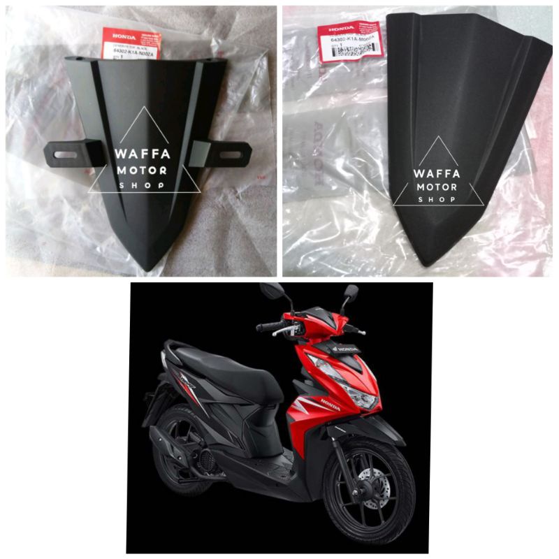 Jual Kap tameng dasi plat depan beat new led/beat street led k1a 2020 ...