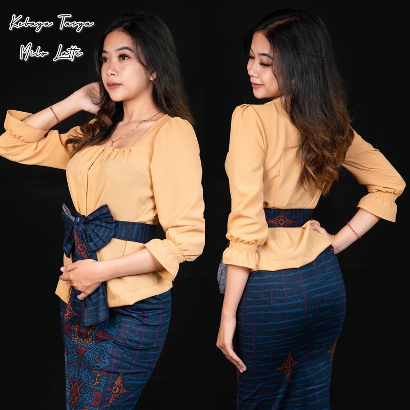 Jual Kebaya Tasya Leher Sabrina/Kebaya Cantik murah/Kebaya Bali ...