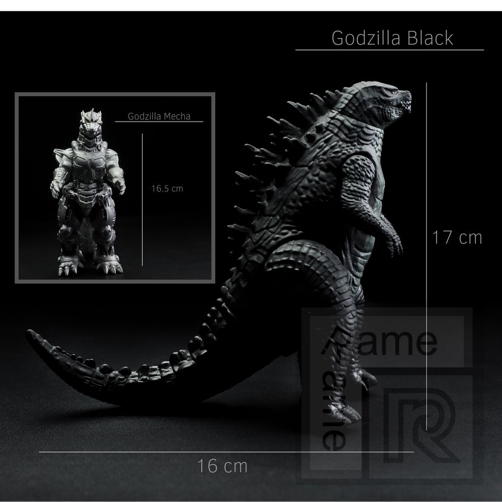 Jual Action Figure Godzilla Mainan Godzilla Black Godzilla Kaiju ...