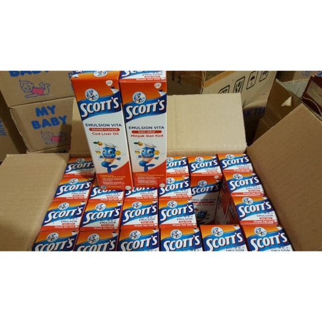 Jual Scott rasa jeruk emulsion jeruk 200 ml | Shopee Indonesia