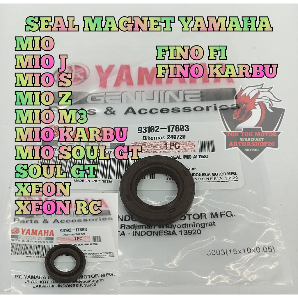 Jual SEAL MAGNET KUALITAS ASLI ORIGINAL YAMAHA MIO , MIO KARBU , MIO M3 ...
