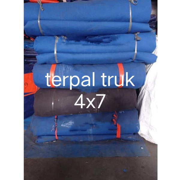 Jual terpal truk kain canvas 2558 no8, ukuran bahan 4x7 | Shopee Indonesia