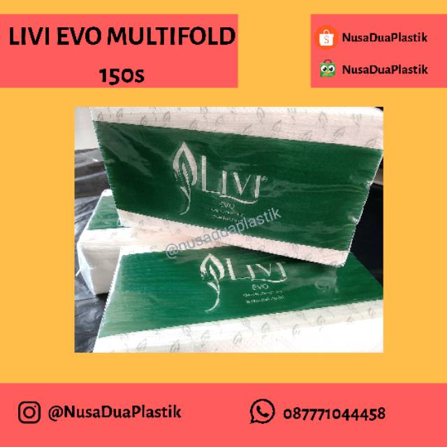 Jual Livi Evo Multifold Tissue Livi Tissue Tangan | Shopee Indonesia