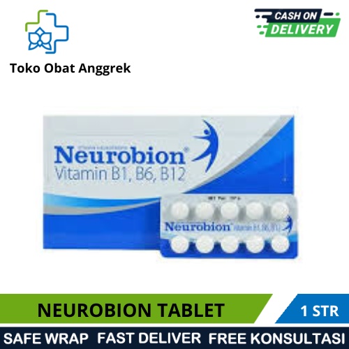 Jual NEUROBION 10 TABLET PUTIH/VITAMIN B COMPLEX/MENGATASI KRAM OTOT ...