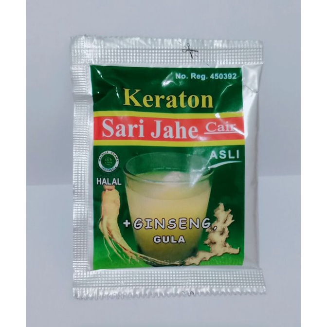 Jual Sari Jahe Keraton || Sachet isi 30 ml | Shopee Indonesia