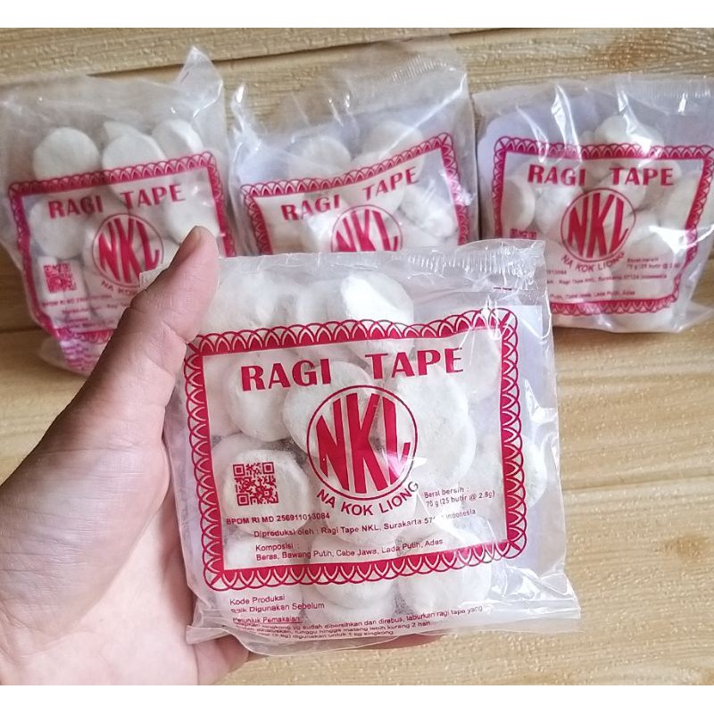 Jual MURAH Ragi Tape NKL 70gr / Ragi Instan / Ragi Na Kok Liong ...